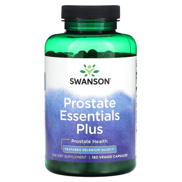 Swanson, Prostate Essential Plus, 180 Veggie Capsules – Supply Center USA